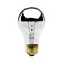 60 Watt Silver Bowl Light Bulb | A19 Clear Half Chrome Bulb ...