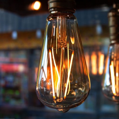 Vintage LED Bulbs | Spiral Filament Amber Edison Bulb - Nostalgicbulbs.com