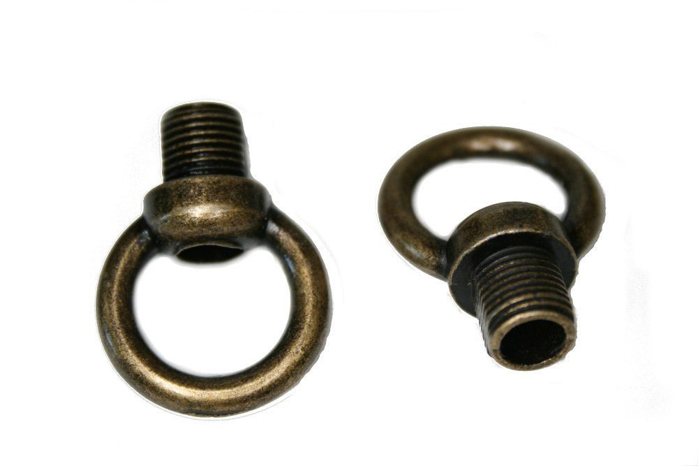 Antique Brass Loop Strain Relief | For 1/8 ISP Lamp Socket ...