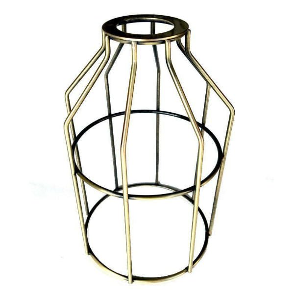 Antique Brass Lamp Guard - Cage for UNO Sockets – Nostalgicbulbs.com