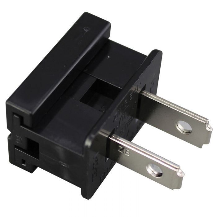 Black Gilbert SPT-2 Male Slide Wire Plug – Nostalgicbulbs.com
