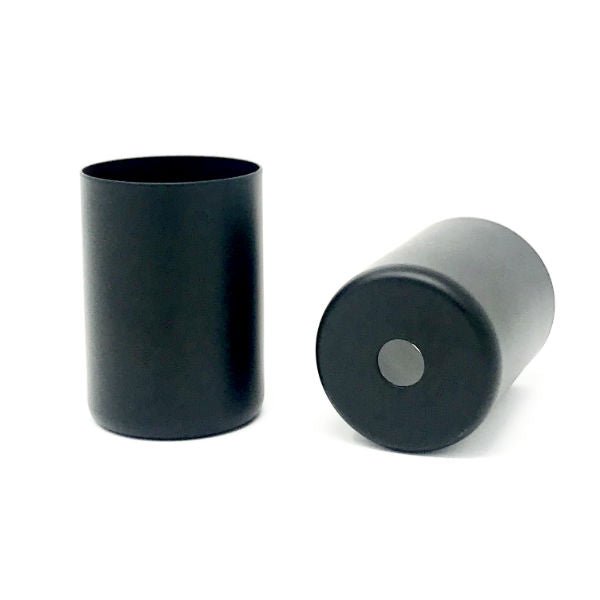 Black Medium Base Lamp Socket Cover | Lamp Socket Cups - Nostalgicbulbs.com