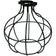 Black Sphere Style Bulb Guard | Metal Light Bulb Cage – Nostalgicbulbs.com