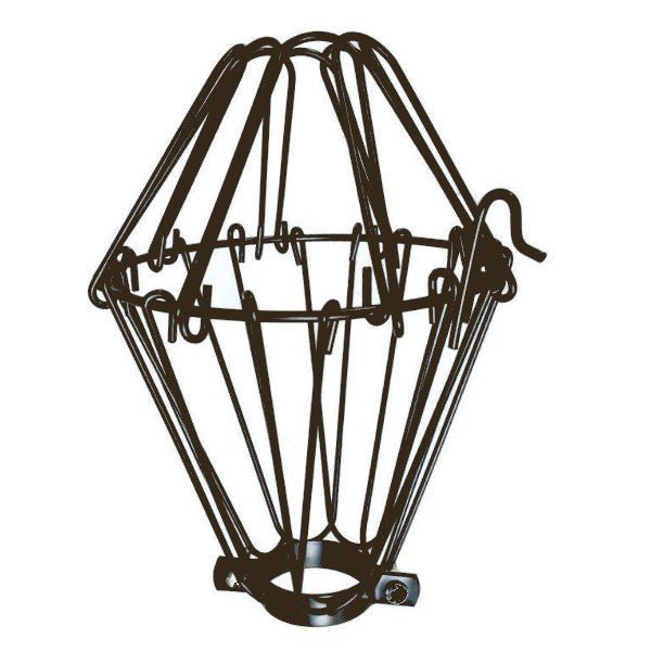 Bronze Wire Lamp Guard | Clamp-On Light Bulb Cage – Nostalgicbulbs.com
