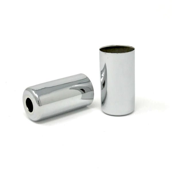 Candelabra Base Light Socket Covers | Brass or Steel - Nostalgicbulbs.com