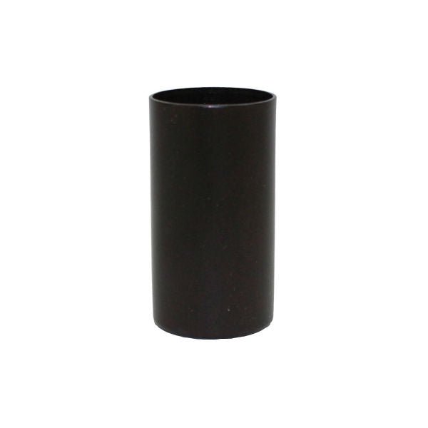 Candelabra Base Light Socket Covers | Brass or Steel - Nostalgicbulbs.com