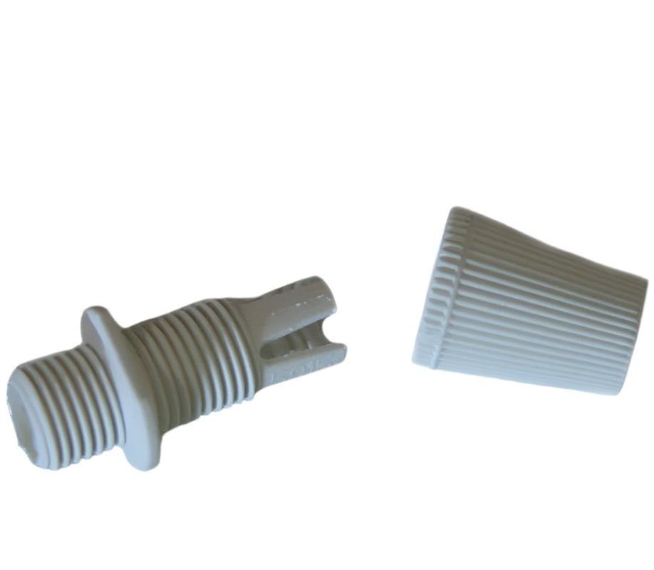 White Cord Grip | Strain Relief for Pendant Lighting - Nostalgicbulbs.com