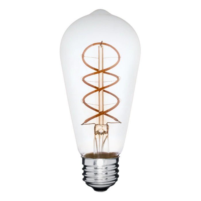Vintage LED Bulbs | Curved Filament ST21 Edison Bulb - Nostalgicbulbs.com
