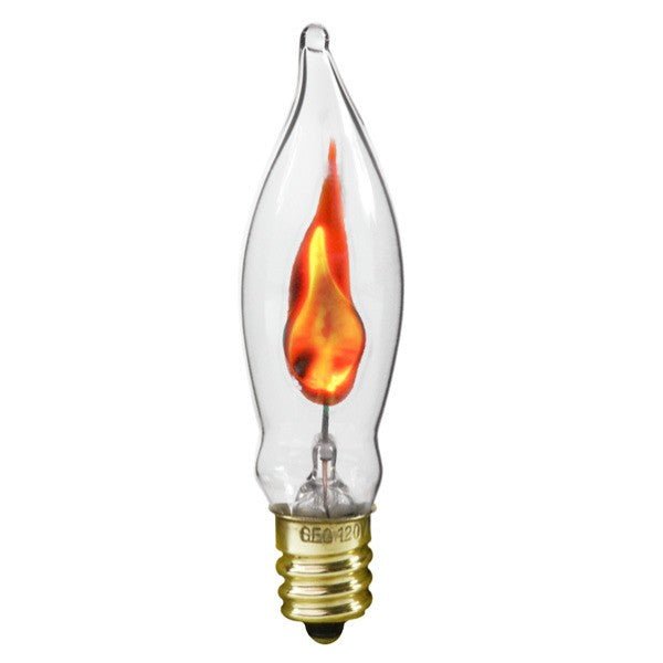 Flicker Flame Light Bulb | 3 watt Candelabra E12 | CA5 Type ...