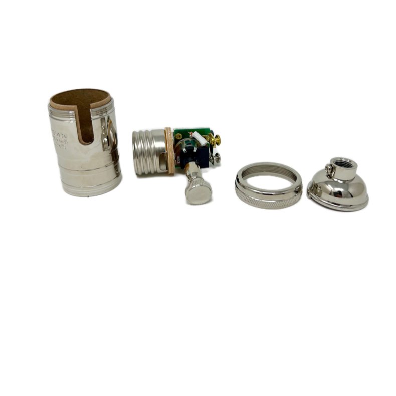 Full Range Dimmer Light Socket in Polished Nickel Finish ...
