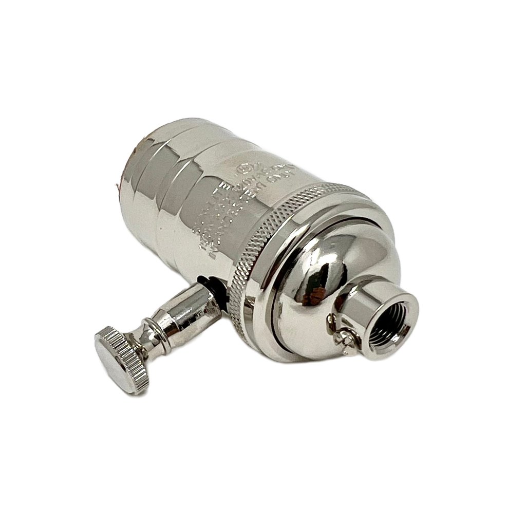 Full Range Dimmer Light Socket in Polished Nickel Finish ...