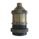 Heavy Cast Medium Base Socket Cover - Antique Brass – Nostalgicbulbs.com