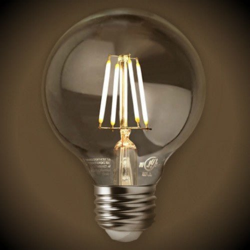 LED Edison Filament Globe Bulb | Dimmable | 2700K | Clear ...