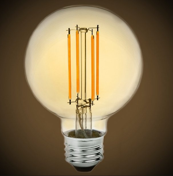 LED Vintage Globe Bulb | 40 Watt Equal | 2200K | Dimmable ...
