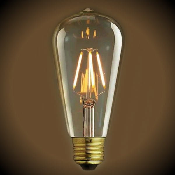 LED Filament Antique Light Bulb | ST19 | 2200K – Nostalgicbulbs.com