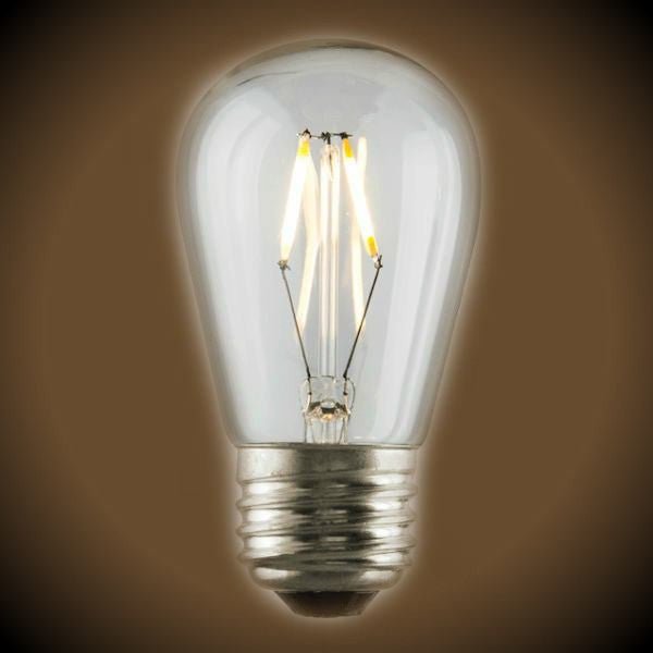 LED Filament S14 Light Bulb | Dimmable | 2400K | 1 Watt | Outdoor ...