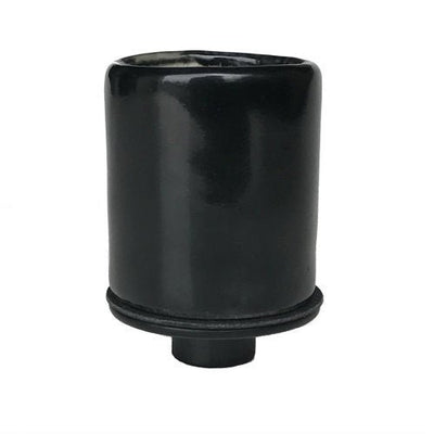 Black Porcelain Light Socket | Medium E26 Base - Nostalgicbulbs.com