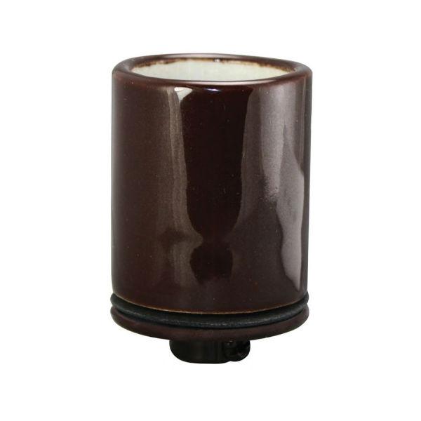 Bronze Glazed Porcelain Medium Base Light Socket – Nostalgicbulbs.com