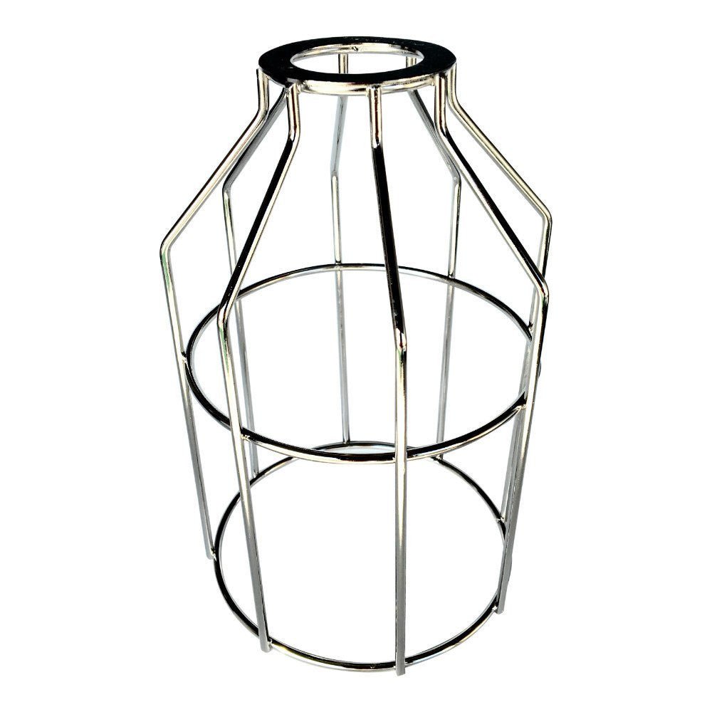 Polished Nickel Lamp Guard - Cage for UNO Sockets – Nostalgicbulbs.com