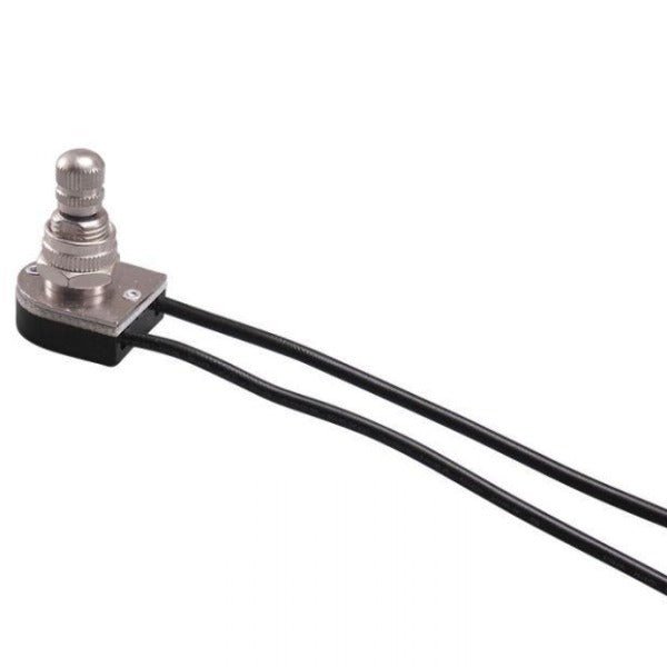 On/Off Turn Knob Canopy Switch - Polished Nickel – Nostalgicbulbs.com