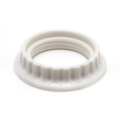 Phenolic White Ring for Threaded Socket - Nostalgicbulbs.com