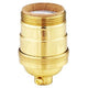 Solid Brass Socket UNO Threaded Light Socket | Medium (E26 ...