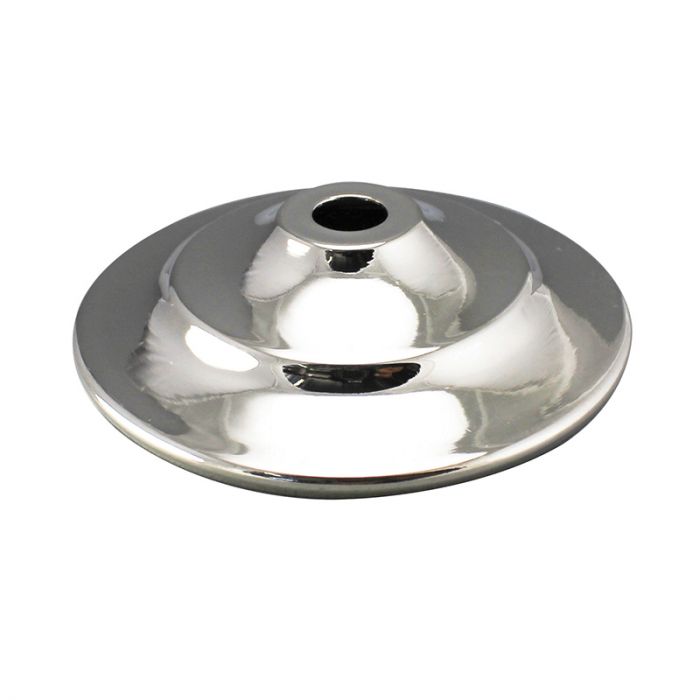 Vase Caps For Lamps - Steel - Polished Nickel - Nostalgicbulbs.com