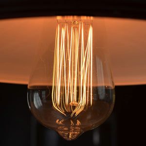 Vintage Squirrel cage Teardrop Filament Edison Bulb - 60 Watt ...